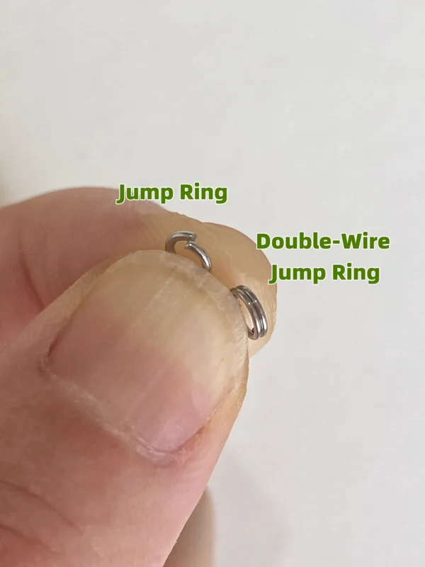 Gold & Silver Tone Double-Wire Jump Rings – High-Quality Stainless ...