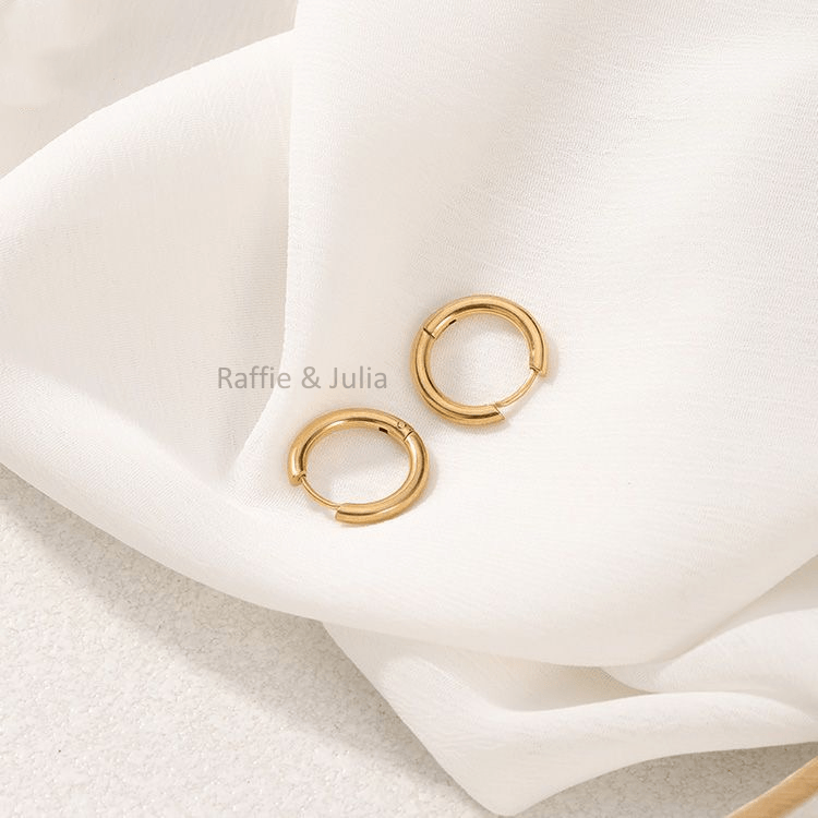 18K Gold-Plated Medical Steel Dual-Knot Link Chain - Openable Clasp ...